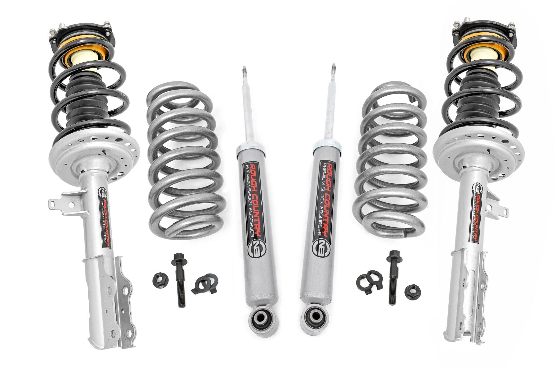 Rough Country - 1.5 Inch Lift Kit - N3 Front Struts - GMC Acadia 2WD/4 ...